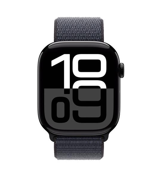 SMARTWATCH APPLE S10 GPS 42MM JET BLACK ALU CASE W INK SPORT LOOP