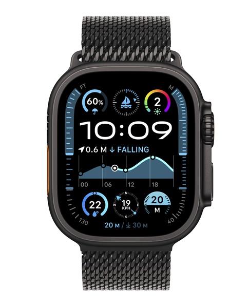 SMARTWATCH APPLE ULTRA2 v2 CELLULAR 49MM BLACK TITANIUM CASE W BLACK ...