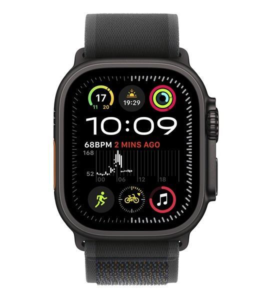 SMARTWATCH APPLE ULTRA2 v2 CELLULAR 49MM BLACK TITANIUM CASE W BLACK ...