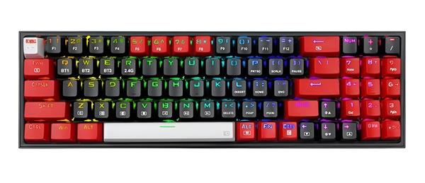 TASTIERE REDRAGON K628-RGB PRO WIRED SWITCH RED/BLACK